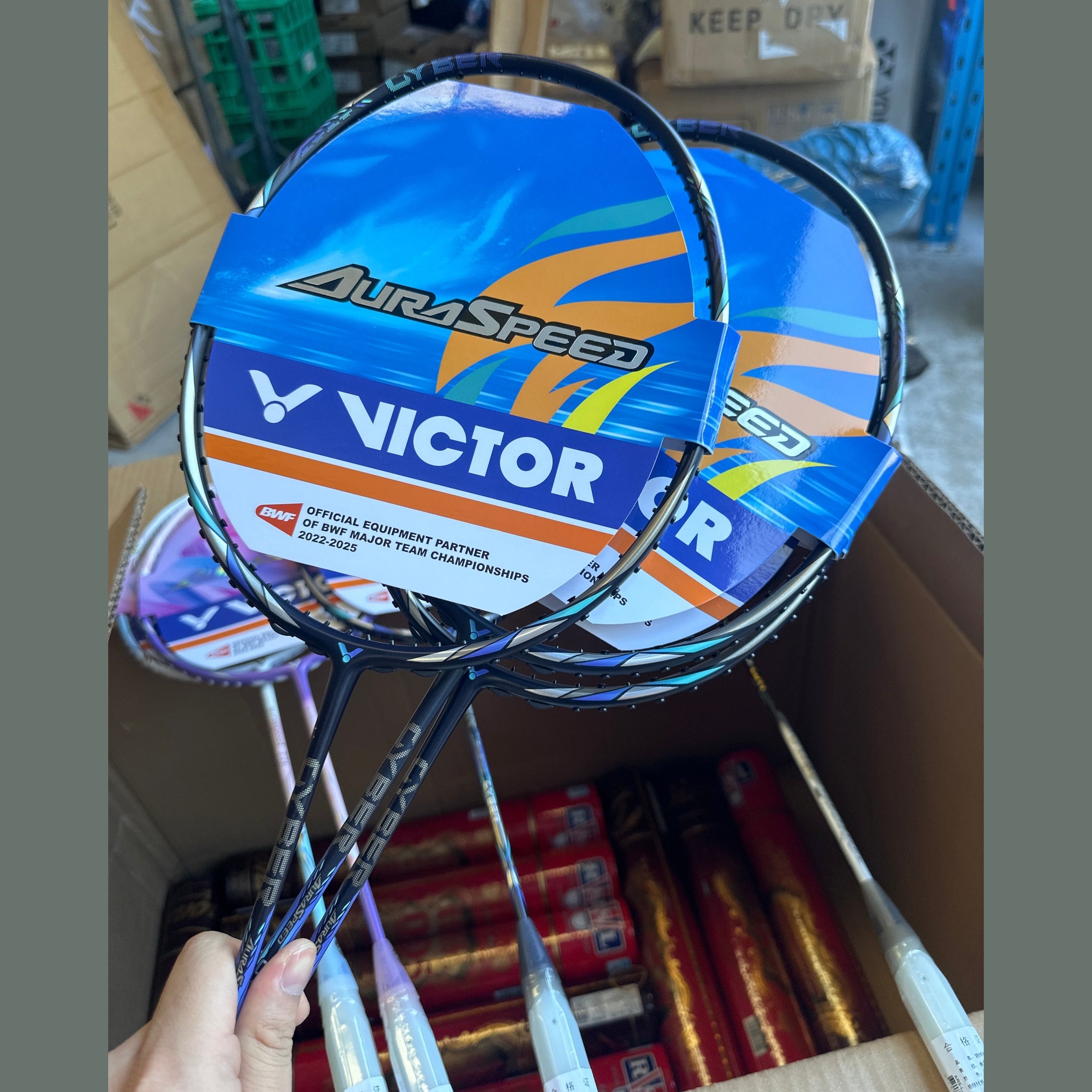 Victor AuraSpeed Cyber Badminton Racket – SP x SPORT