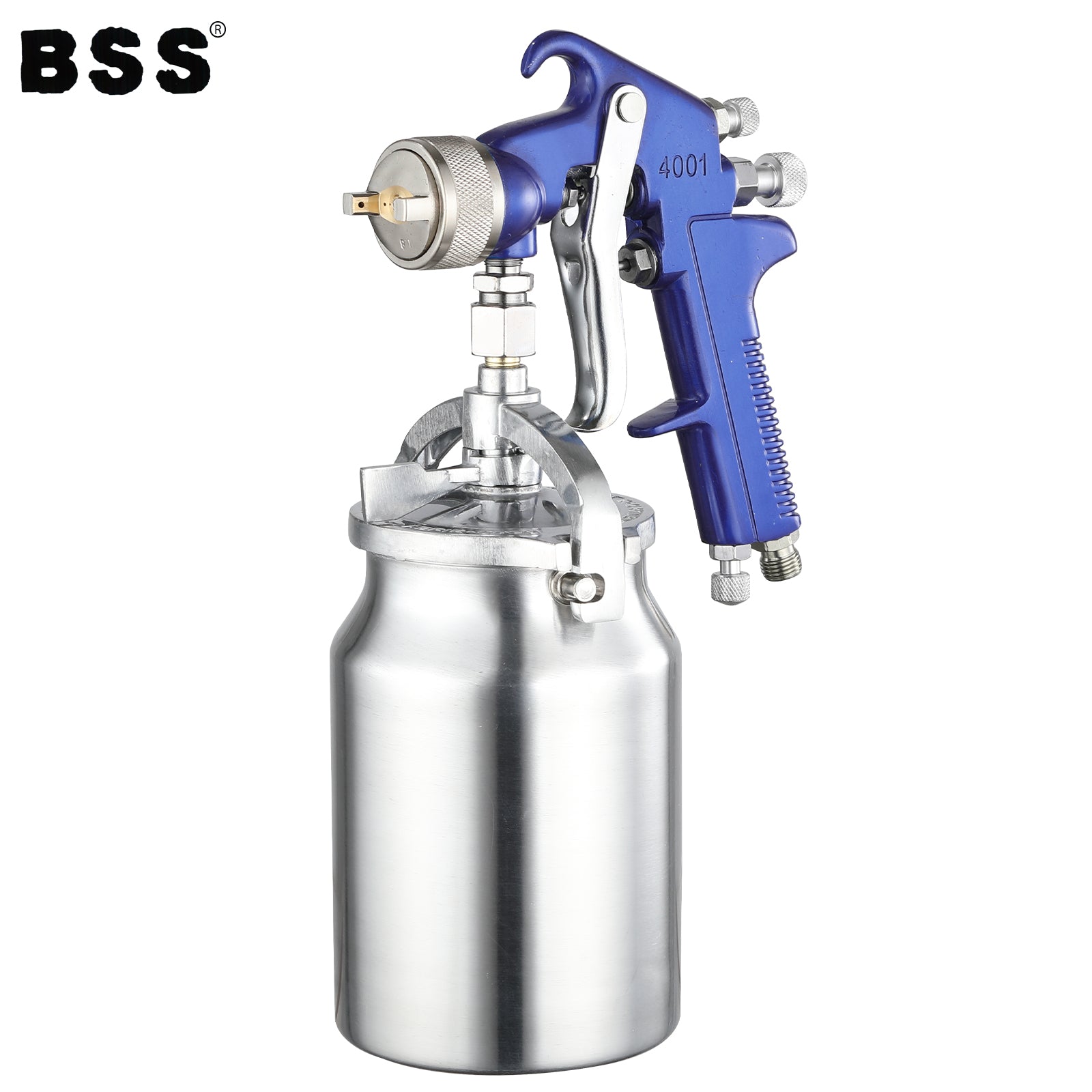 High-Pressure Pneumatic Air Paint Spray Gun – Aluminum Cup, Model 4001 ...