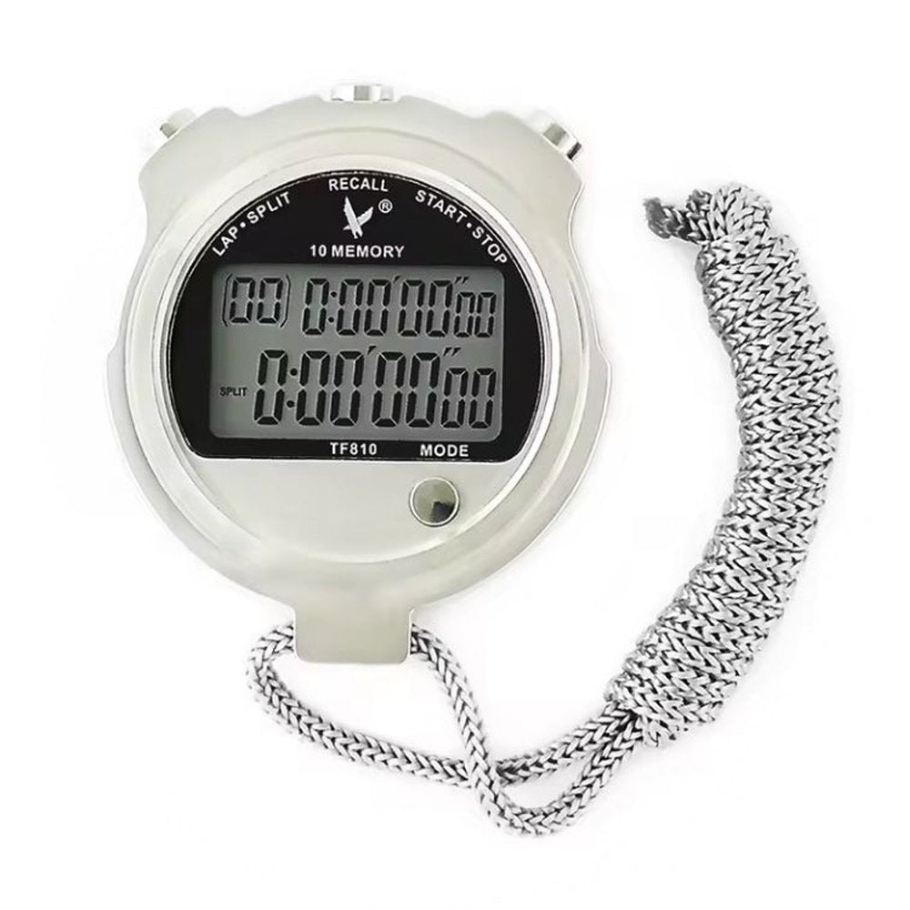 LEAP Stopwatch Stainless Steel Stop Watch Waterproof Stopwatch TF810 ...
