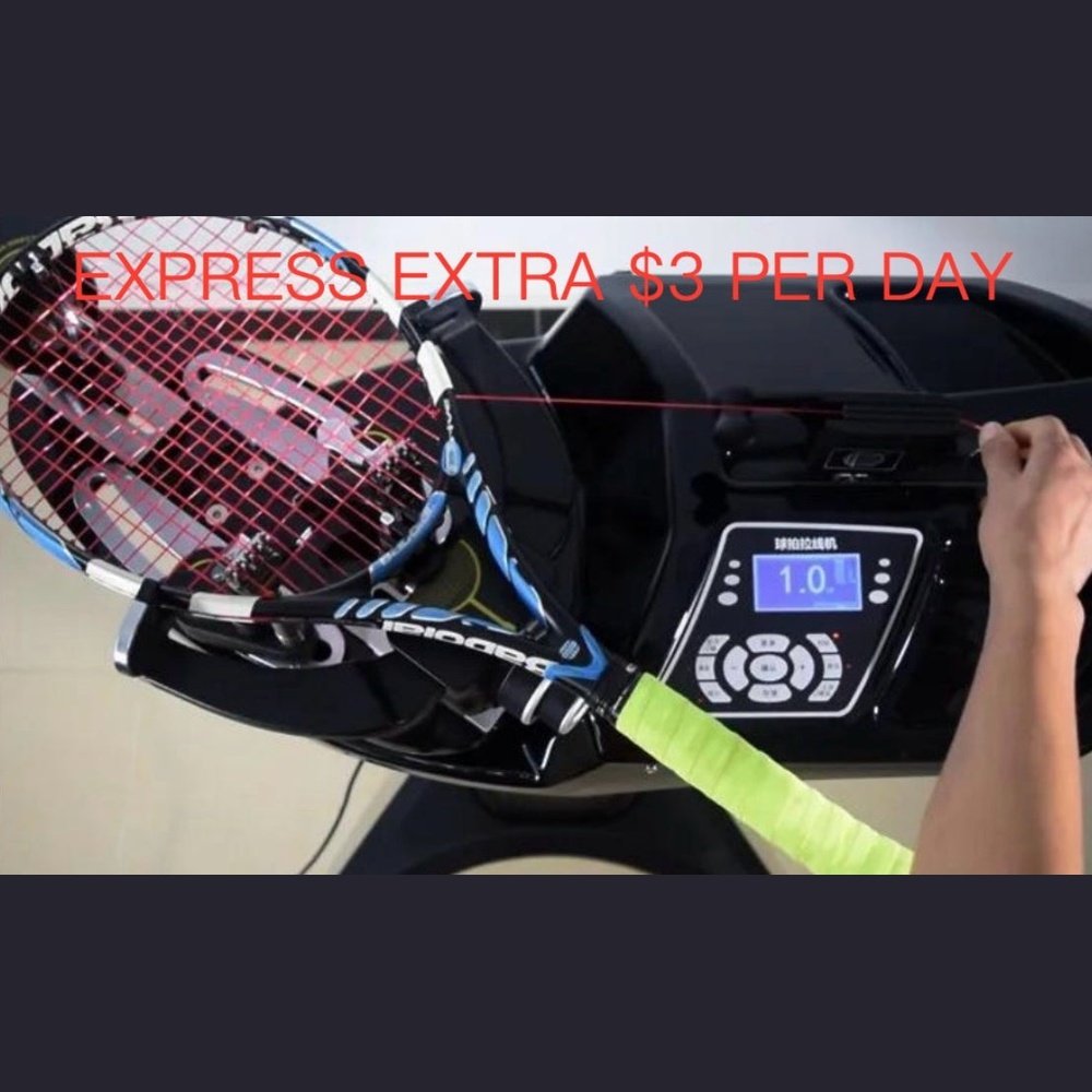 EXPRESS Tennis Stringing Service Extra day price – SP x SPORT