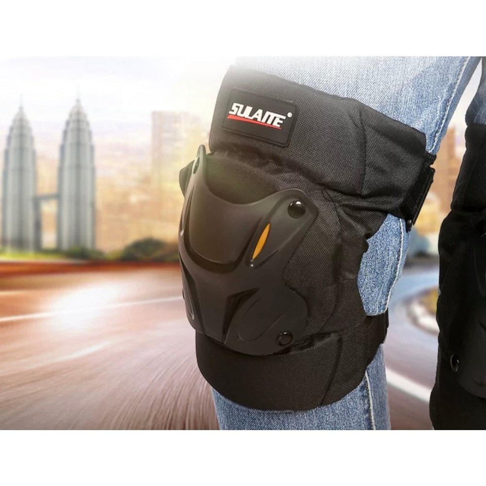 SULAITE Motorcycle Guard Knee Pads Elbow Pads Bicycle Cycling Bike Rac ...