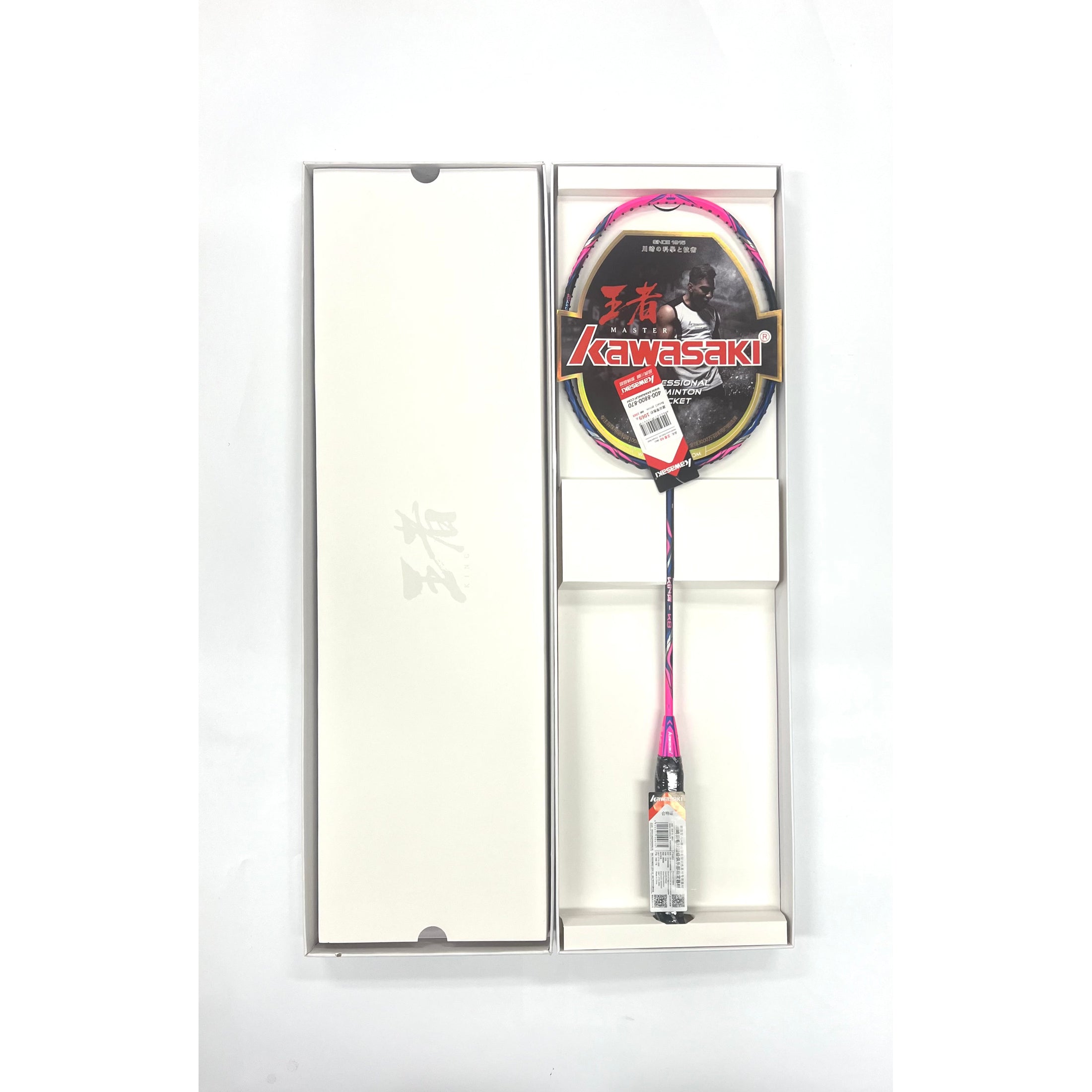 Kawasaki King K8 Badminton Racket Attack Type T Head Fullerene Carbon ...