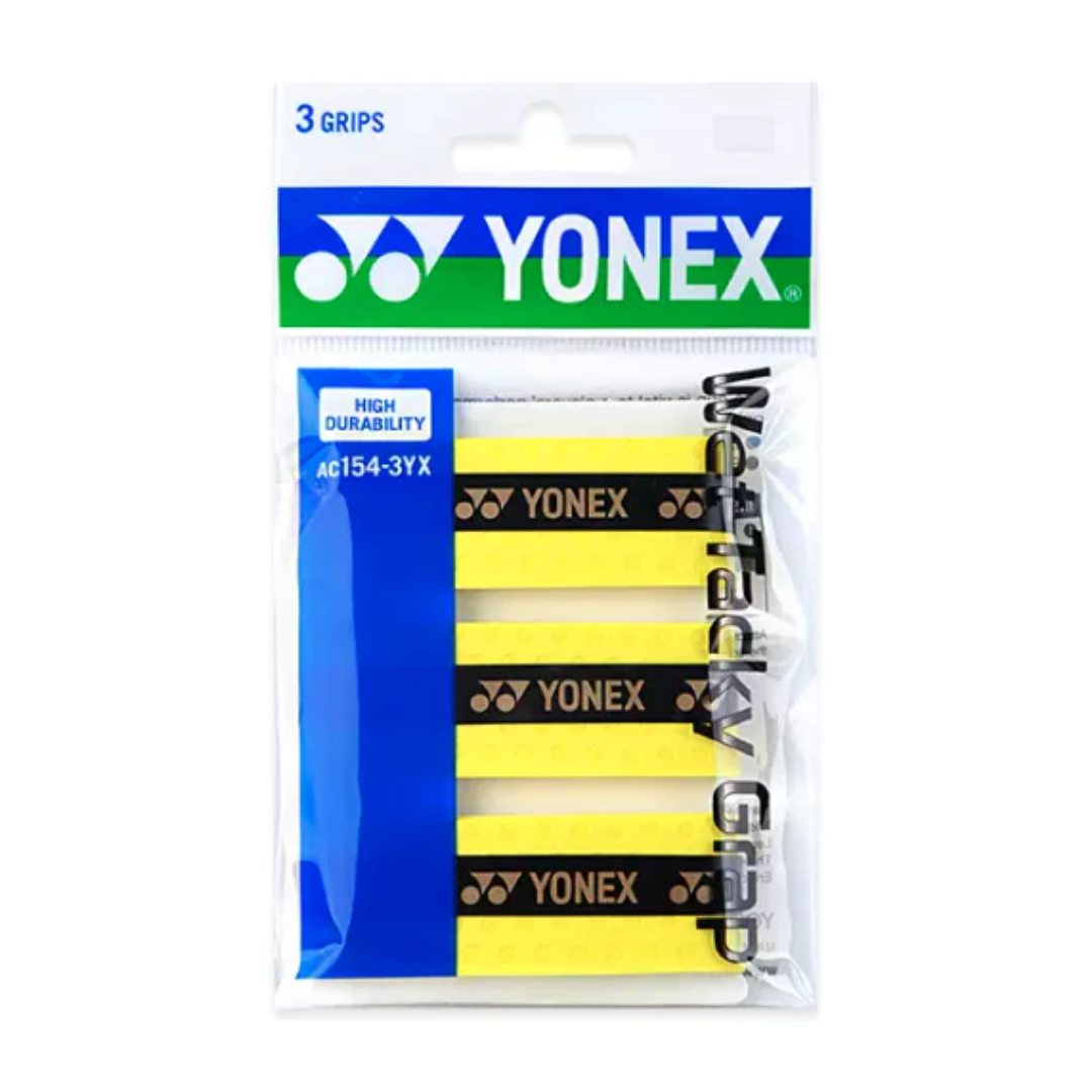 YONEX AC154-3YX Wet Tacky Grap 3pcs High Durability – SP x SPORT