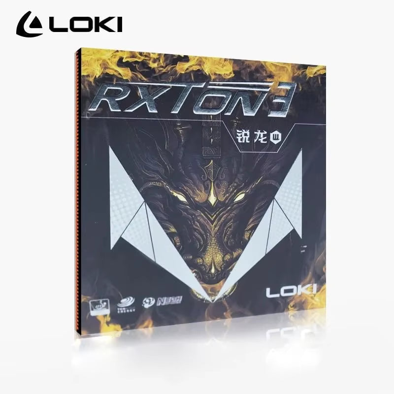 LOKI RXTON 3 Red Sticky PRO Table Tennis Rubber | SP x SPORT