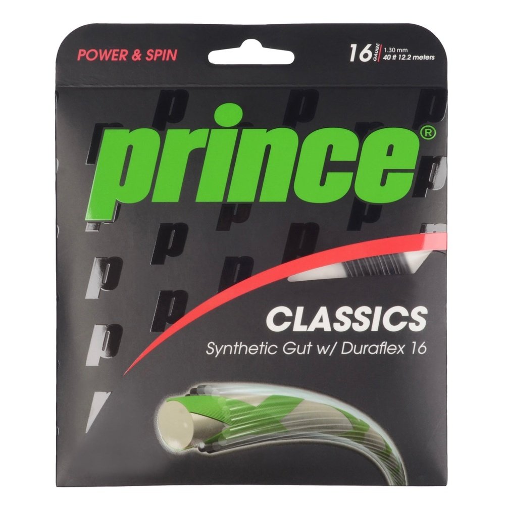 Prince Synthetic Gut Duraflex 16 Gauge 17 Gauge Tennis Strings – SP x SPORT