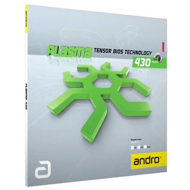ANDRO Rubber PLASMA 430 Table Tennis Rubber – SP x SPORT