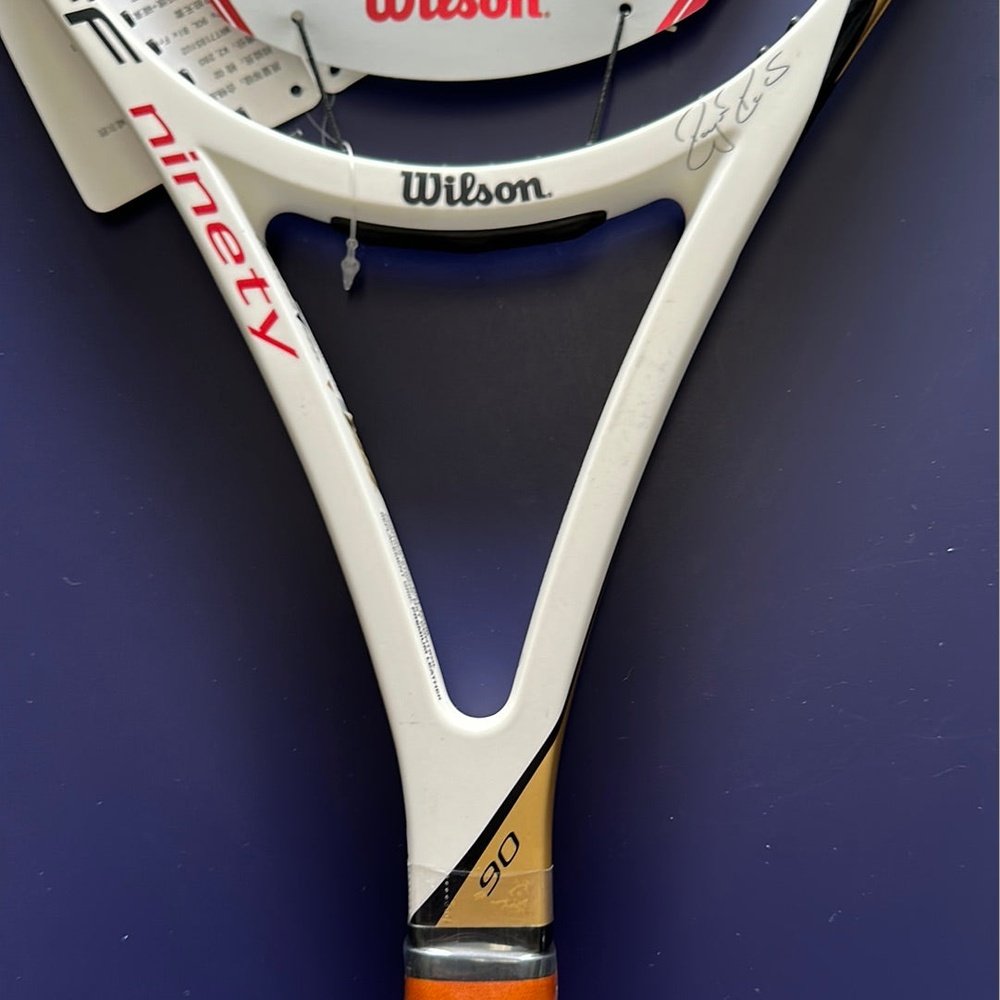 Wilson Pro staff 90L (319G) BLX Racquet Grip Size 3 Roger Federer Sign ...