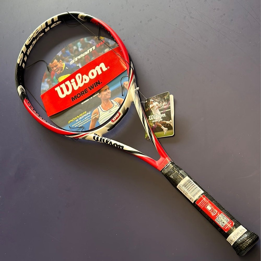 Wilson Steam 99 Tennis Racquet (Flavia Pennetta) Grip Size 2 Weight 30 ...