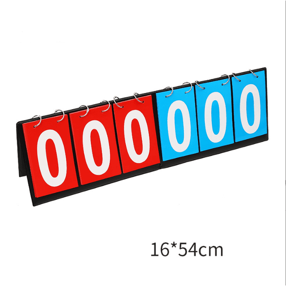 6 Digits Scoreboard Sports Scoreboards for Tennis Basketball Badminton ...
