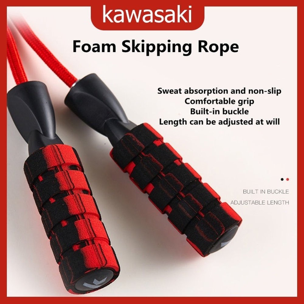 Kawasaki Foam Skipping Rope QQ-62105 Fitness Weight Loss Exercise Fat ...